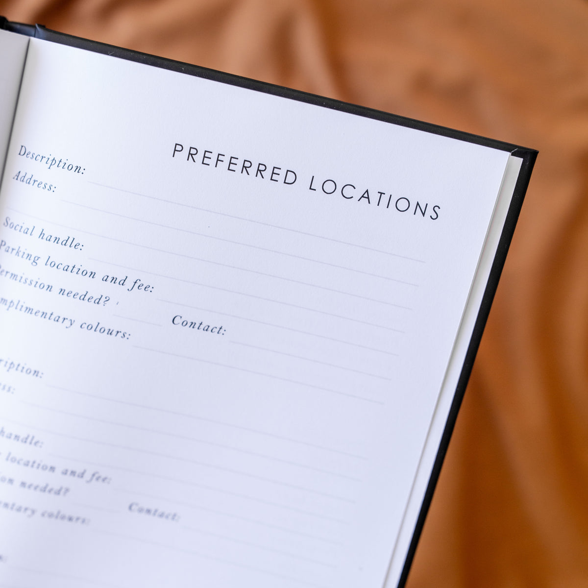 Shoot Book - Photographer's Planner – Tog Loot